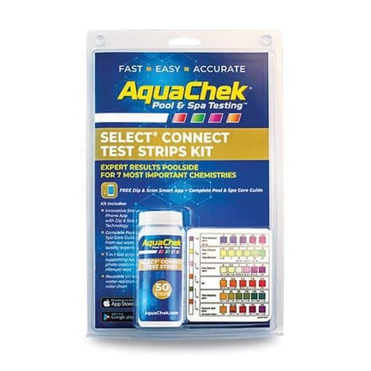 Aquachek Select Connect Kit 7-In-1 Test Strips, 50 Strips | 541604APP