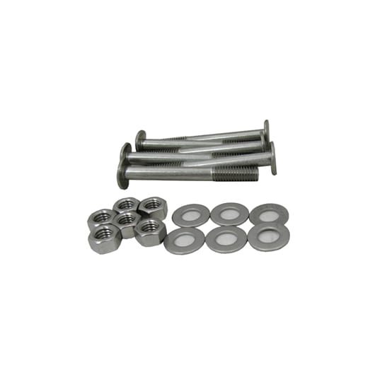 SR Smith Hardware for 3 Treads 19 1/2" White Plastic Tread 3/8" x 3 1/4 ...