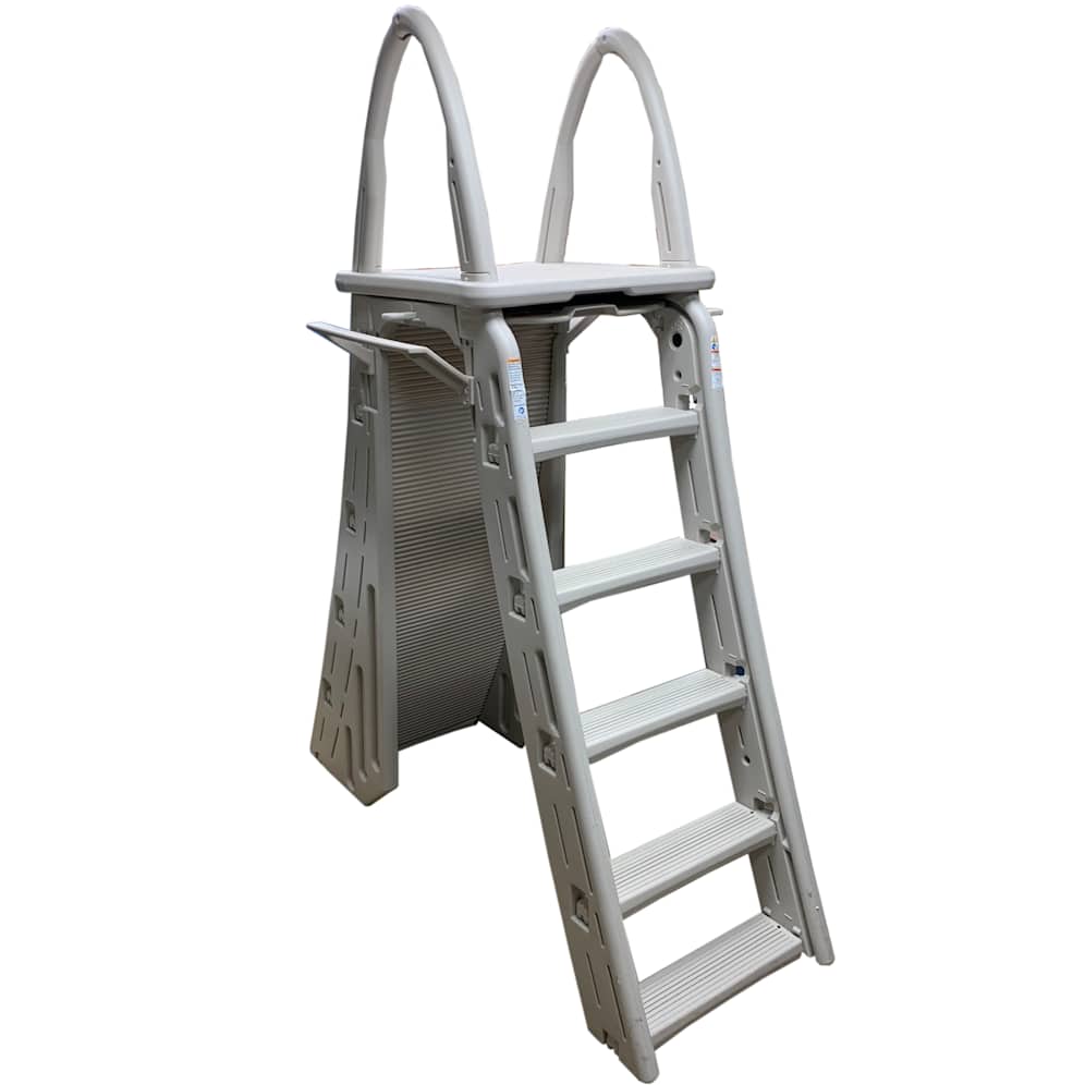 Confer A-Frame Ladder w/ Roll-Guard Gate | 62024