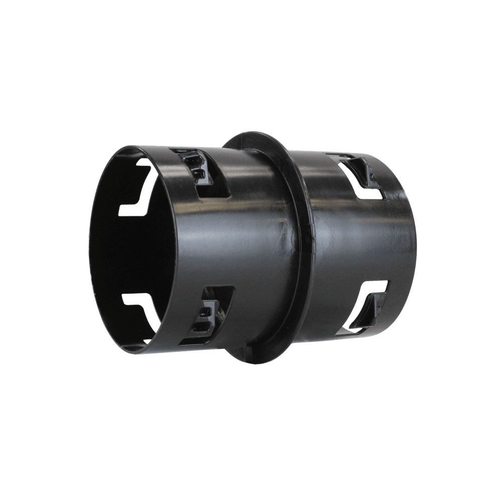 ADS Internal Coupler, Snap HDPE Single Wall Black 6" | DFE0615AA