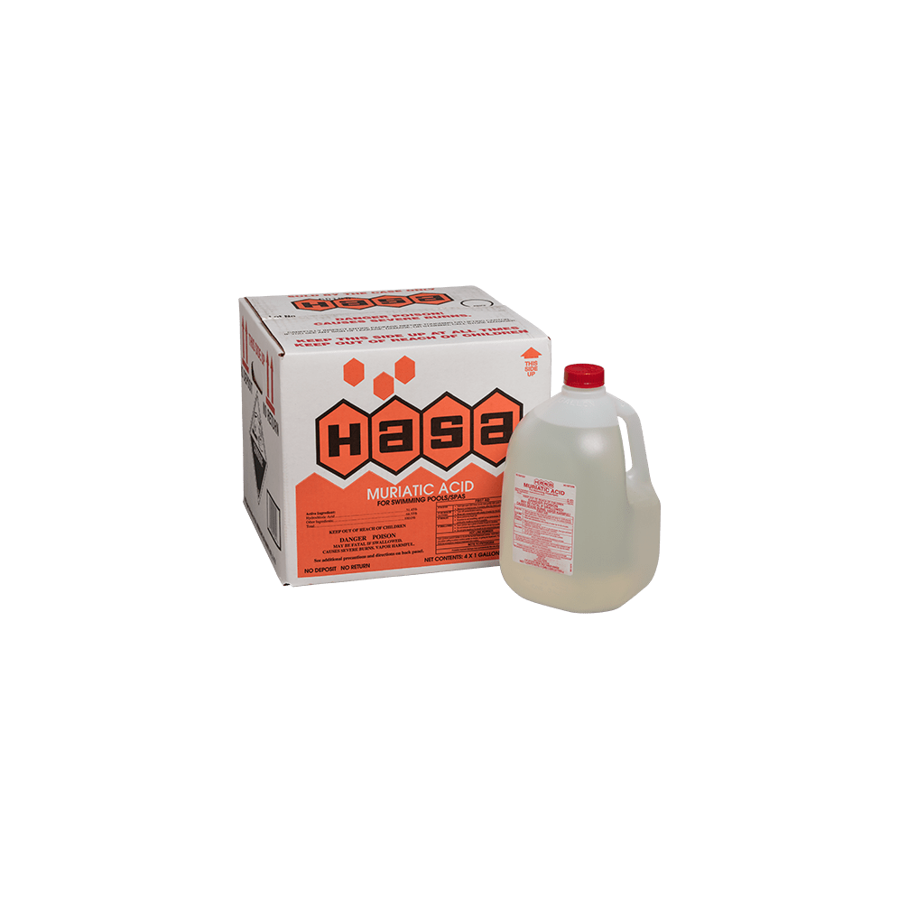 Hasa Muriatic Acid 1 gal Bottle 2/Case | 15821