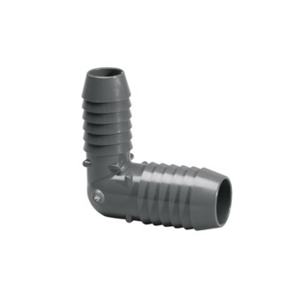 Gray PVC Elbow 3/4 in. x 1/2 in. Insert x Reducing Insert | 1406-101