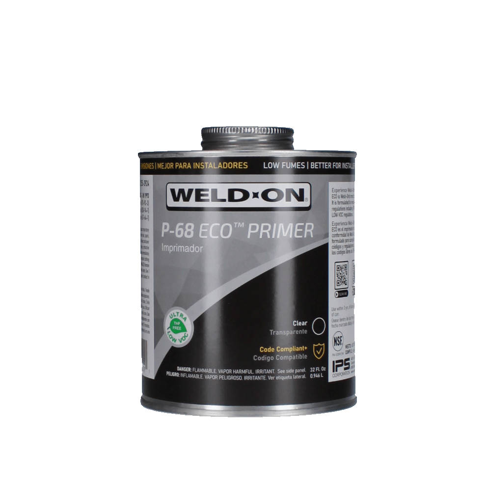 PVC Primer, 1 qt Metal Can P-68 Series Low VOC