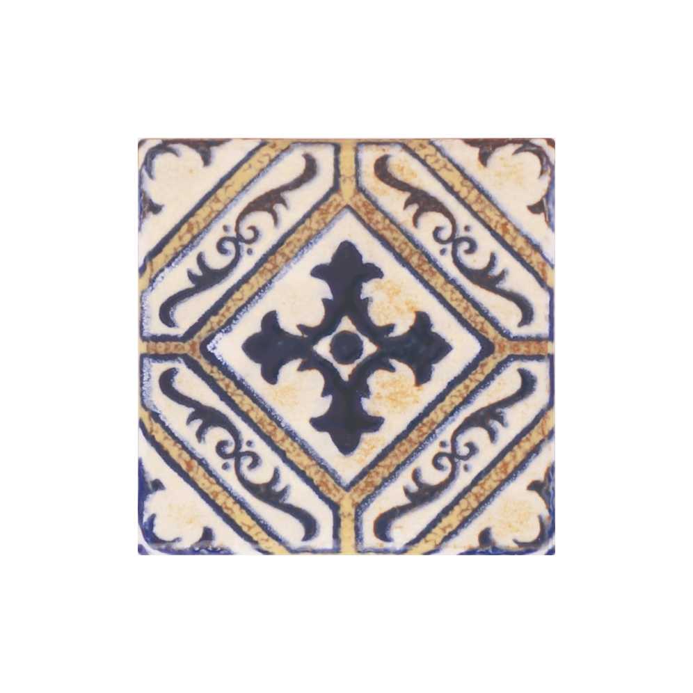 6" x 6" Casablanca Cream Iberian Triangle, Porcelain Tile, 10 SQFT