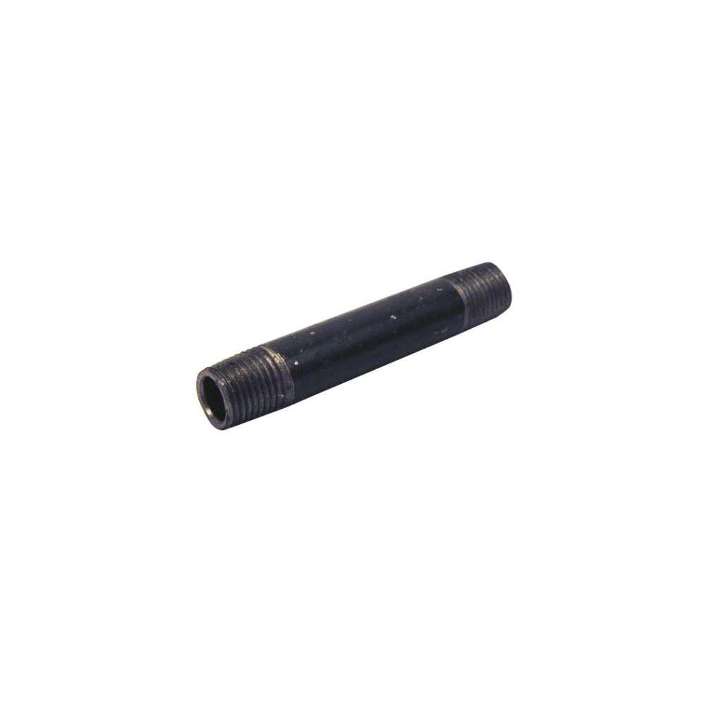 3/4" x 5-1/2" MNPT Black Steel Schedule 40 Pipe Nipple | NPB007X055