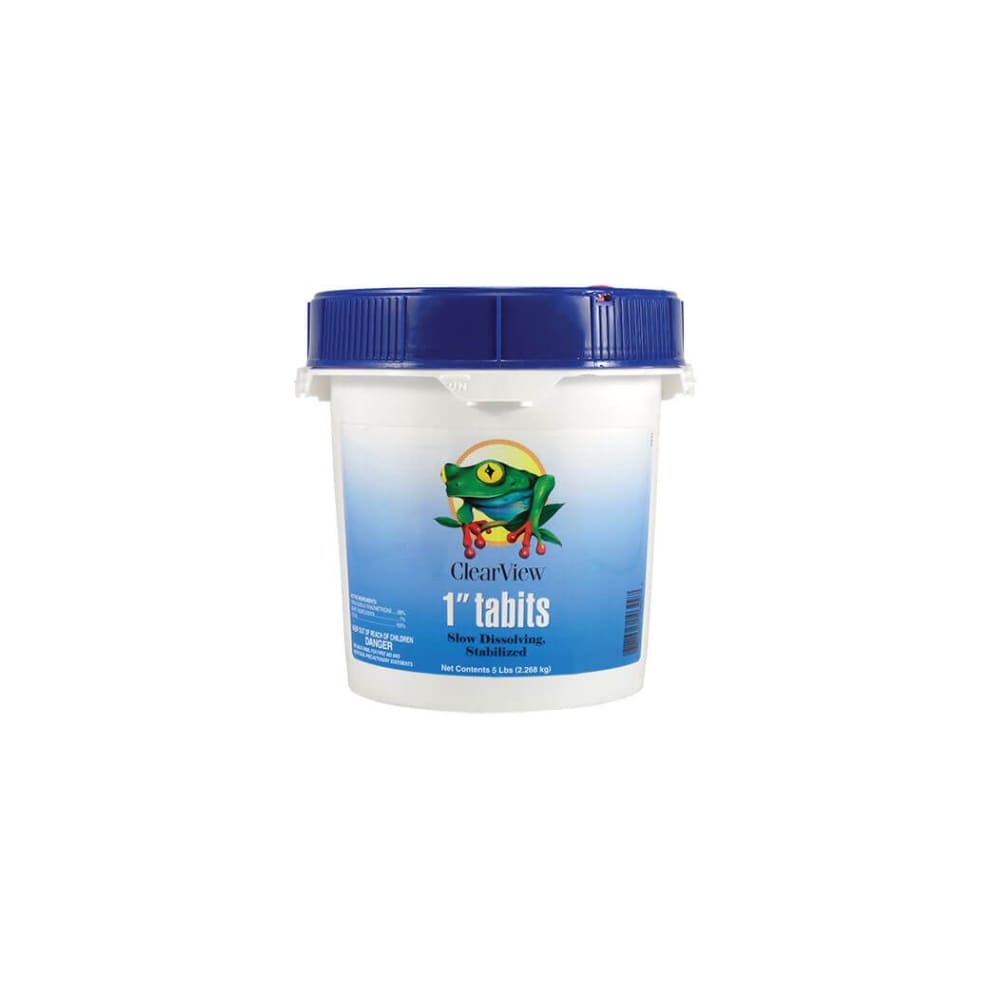 Clearview Trichlor 1" Tablets 50 lb Pail 1/Case | CVTS050