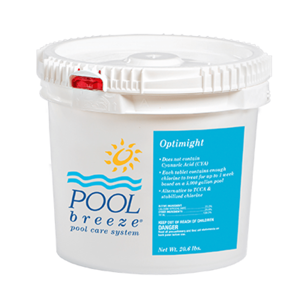Pool Breeze Optimight Cal Hypo Slow Dissolving Tablets Shock 20.2 lb ...