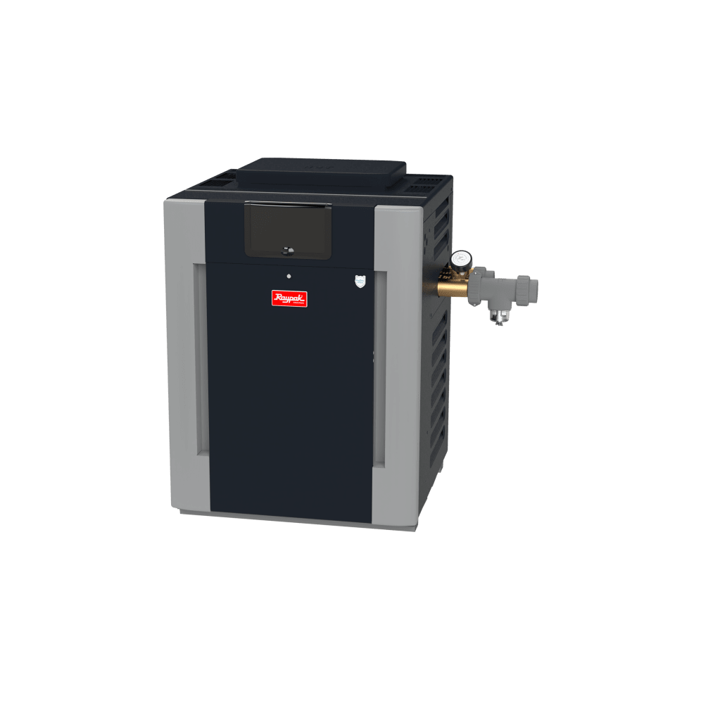 Raypak B-R406A-EN-X Digital Natural Gas Heater 406,000 BTU - Bronze ...