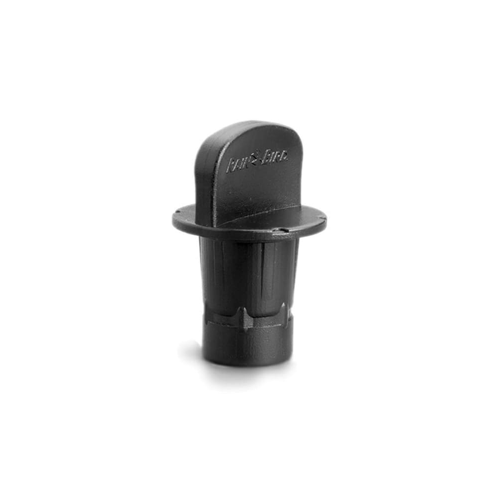 1/2" Flush Black Plastic MDCFCAP Series Removable Cap Adapter | RBLMDCFCAP