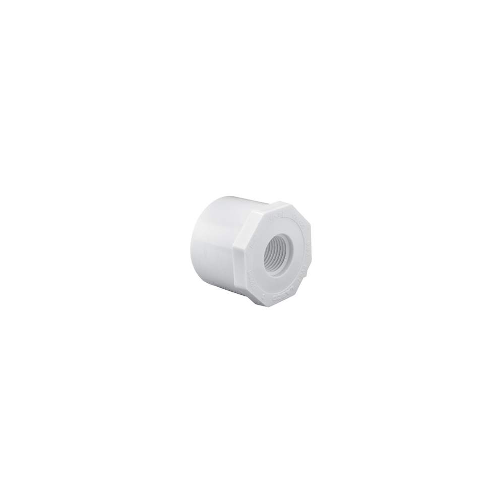 Sch. 40 PVC Reducing Bushing 2 in. x 1 in. Spigot x FPT | 438-249