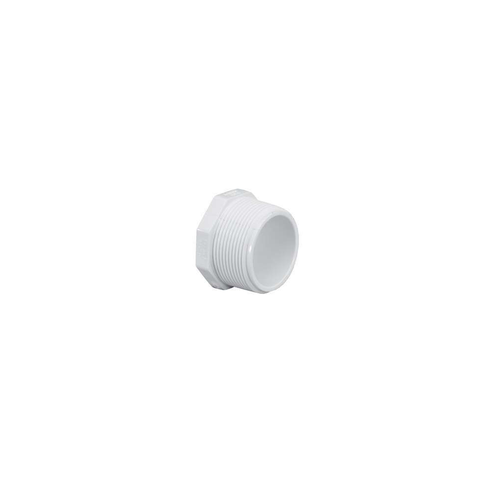 Sch. 40 PVC Plug 1-1/4 in. MPT | 450-012